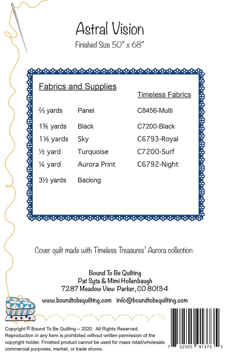 Astral Vision-Pattern only – The Quilted Goose